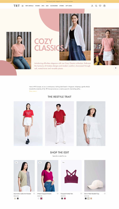 TRT Concept | Custom eCommerce Migration for MY/SG Fashion – 360&5